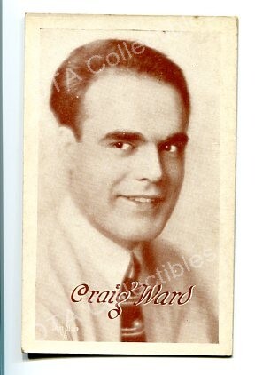 CRAIG WARD-ARCADE CARD-1920 G | eBay