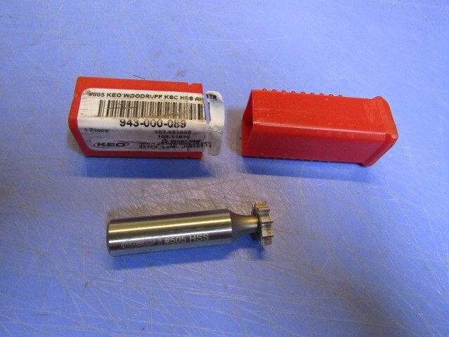 1 KEO Keyseat Cutter # 505 Woodruff KSC Shank HSS RH Str Shank J56121 5 ...