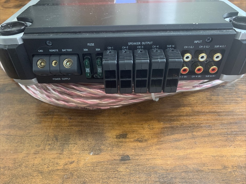 Alpine PDX-5 1-Channel Car Amp In Excellent Condition With Speakers ...