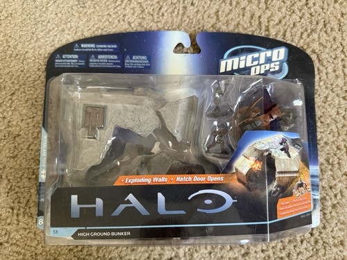 Halo Micro Ops High Ground Bunker Play Set Rare Htf New Open Box | eBay