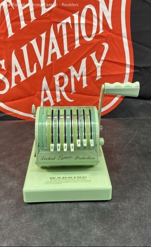 Paymaster Series X-550 Protection Locked Green Dollar Cents Check ...