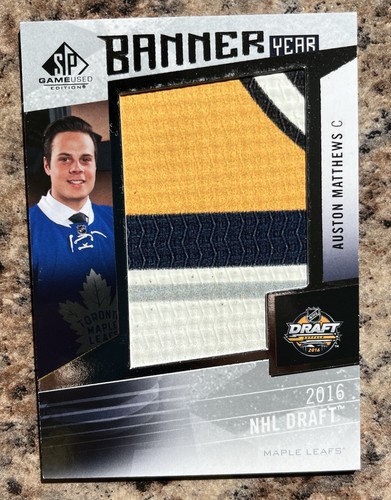 2022-23 SP Game Used 2016 Banner Year Rookie Draft Patch Auston ...