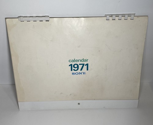1971 Sony Calendar, 12 Month Calendar, Art Pictures, Vintage, Over 50 ...