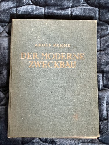 DER MODERNE ZWECKBAU by Adolf Behne, 1926 Hardcover German edition | eBay