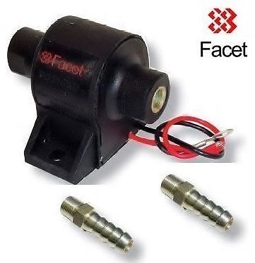 Facet Posi-Flow Fuel Pump 1.5- 4psi 8mm unions Carburettor Carb Weber ...