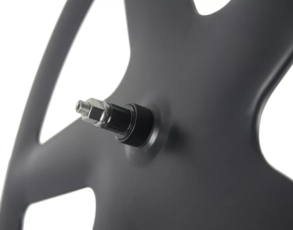 700C Fixed gear Wheelset 5 Spoke & Disc Wheel Carbon Wheelset Track ...