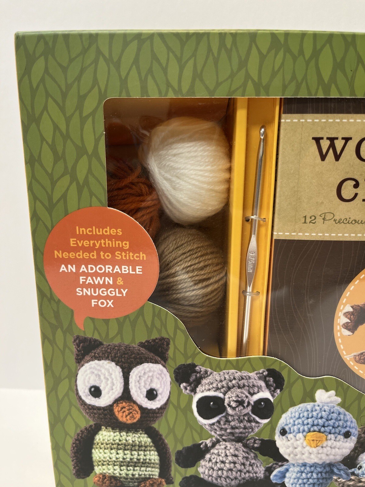 WOODLAND Crochet by Kristen Rask FAWN and FOX Crochet 12 Creature Kit ...