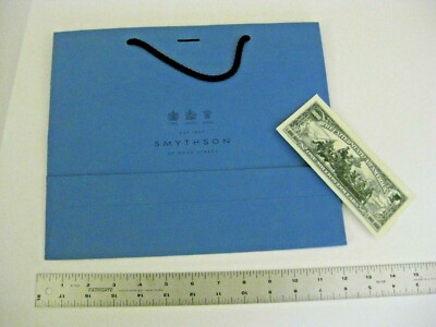 Authentic Smythson of London Blue Gift Bag paper | eBay
