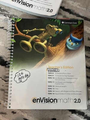 2 Teachers Editions Volume 1 and 2 EnVision Math 2.0 2016 | eBay