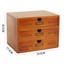Wooden Mini Chest of Drawers Home Office Desktop Storage Box Jewelry ...