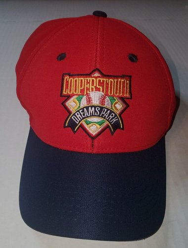 Cooperstown Dreams Park Red & Blue Adjustable Baseball Ball Cap Hat | eBay
