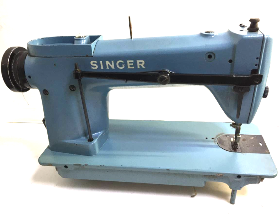 SINGER Blue Champions 120u Industrial Sewing Machine Retro Vintage from ...