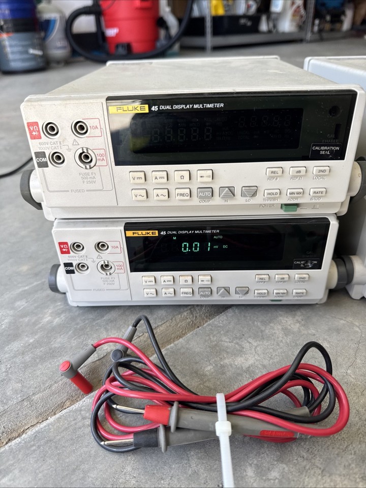 Fluke 45 Dual Display Multimeter, Stand And Cables Included. | eBay