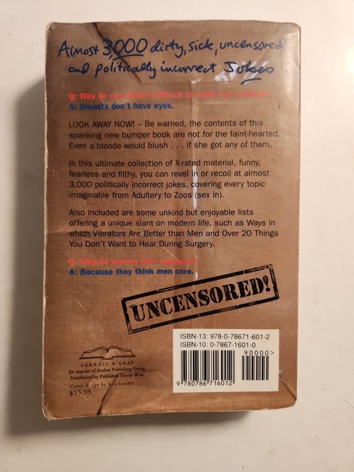 The Mammoth Book of Dirty, Sick, X-Rated and Politically Incorrect ...