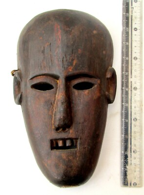 BEAUTIFULLY CARVED Tharu Bodhi Tree Wood Shaman Exorcism Mask | eBay