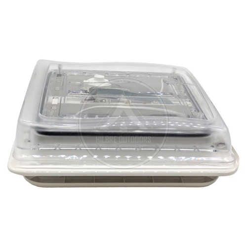 ADVENTURER FAN ROOF VENT CLEAR 280 X 280MM EXTRACTOR CAMPERVAN CARAVAN ...