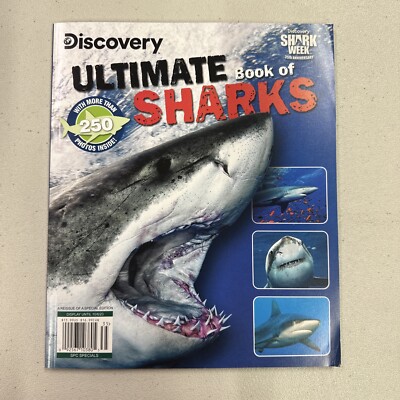 Discovery Magazine Ultimate Book Of Sharks 250 Photos Sept 2023 | eBay