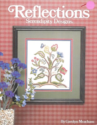 Vintage 1982 Serendipity Designs REFLECTIONS 9 Cross Stitch Chart ...