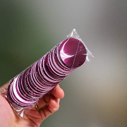 Pink Burgundy Circle Dots Garland Wedding Party Decoration Hanging ...