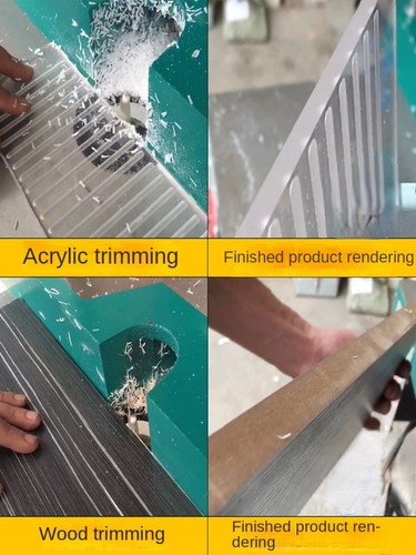 MX5115 Acrylic Woodworking Glass Trimming Machine 220V/380V Edge ...