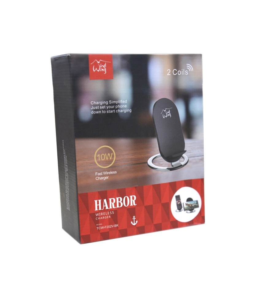 Foldable Black Wireless Charger for LG V60 ThinQ 5G, V50S ThinQ 5G, G8X ...