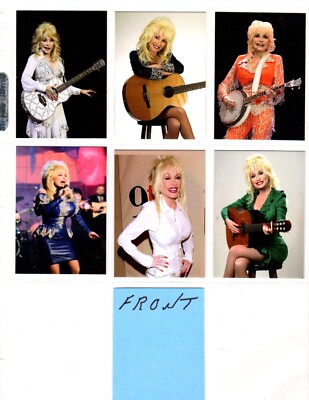 DOLLY PARTON CUSTOM NOVELTY TRADING CARD 6 CARDS SET | eBay