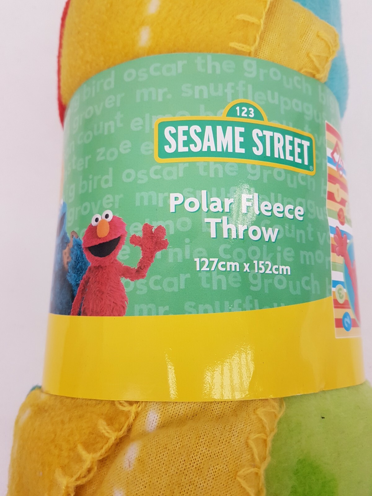 ELMO BLANKET THROW POLAR FLEECE SOFT KIDS PLUSH SESAME STREET 127 cm x ...