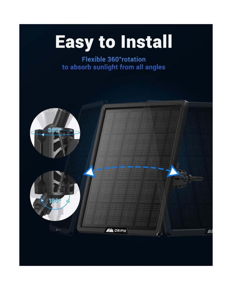 Trail Camera Solar Panel: 6V/9V/12V Game Camera Solar Panel Charger kit ...