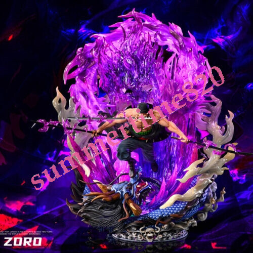 ZZDD Studio One Piece Roronoa Zoro Resin Statue Pre-order 1/6 Scale Led ...