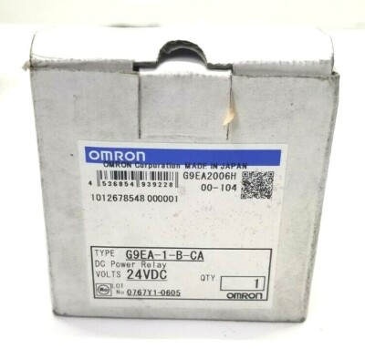 OMRON ELECTRONICS G9EA-1-B-CA-DC24 24VDC POWER RELAY G96A2006H | eBay