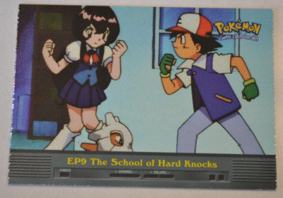 EP9 The School of Hard Knocks Holo Foil Pokemon Topps Series 2 Card ...