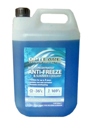 BLUE ANTIFREEZE SUMMER COOLANT ENGINE ANTI FREEZE CONCENTRATE 4.54L ...