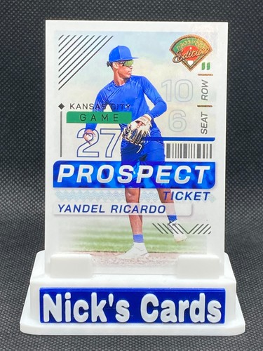 2024 Panini Prospect Edition #131 Yandel Ricardo Kansas City Royals - A ...