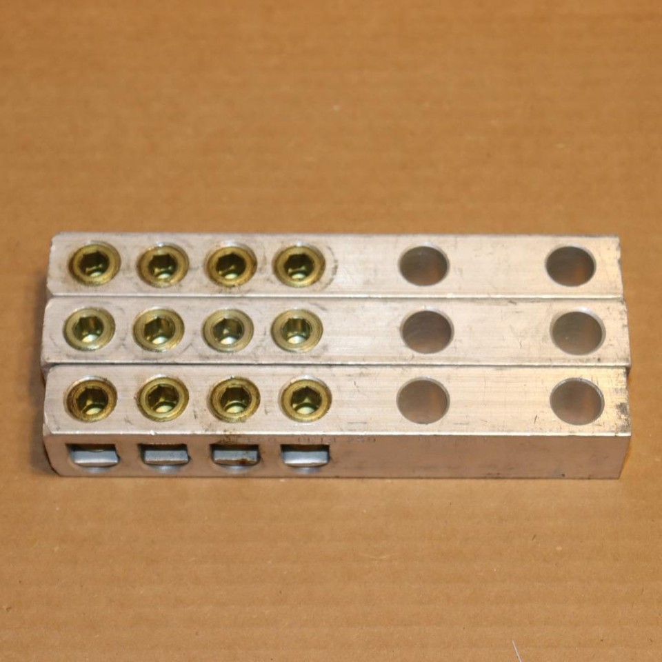 One Lot of 3 Utilico PET4-250 Multi Tap 4 Port Wire Connector Terminal ...