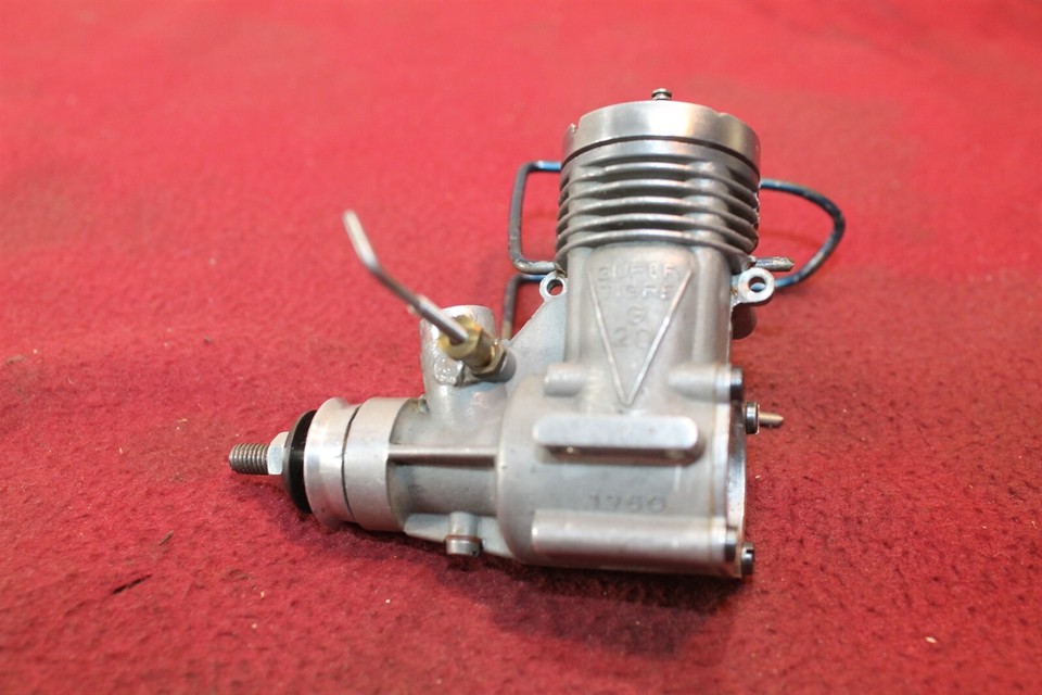 1960 SUPER TIGRE G20 2.5cc.15 SPEED TEAM RACE MODEL AIRPLANE ENGINE U ...