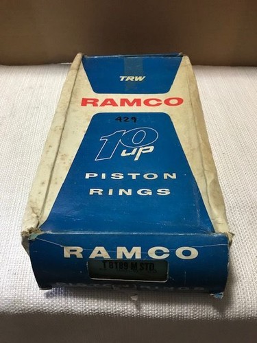NOS - TRW Ramco - T8189 M STD Moly Rings - Set of 8 - New in Box - Ford ...