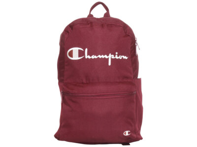Champion Men's Frequency Backpack Embroidered Logo Dark Red | eBay