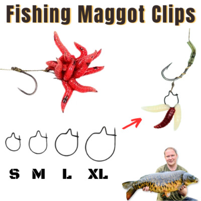 Maggot Clips Fishing Maggot Rigs Carp Fishing Tench Fishing UK POSTAGE ...