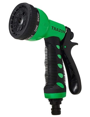 Trazon Garden Hose Nozzle Heavy Duty, High Pressure. Water Hose Nozzle ...
