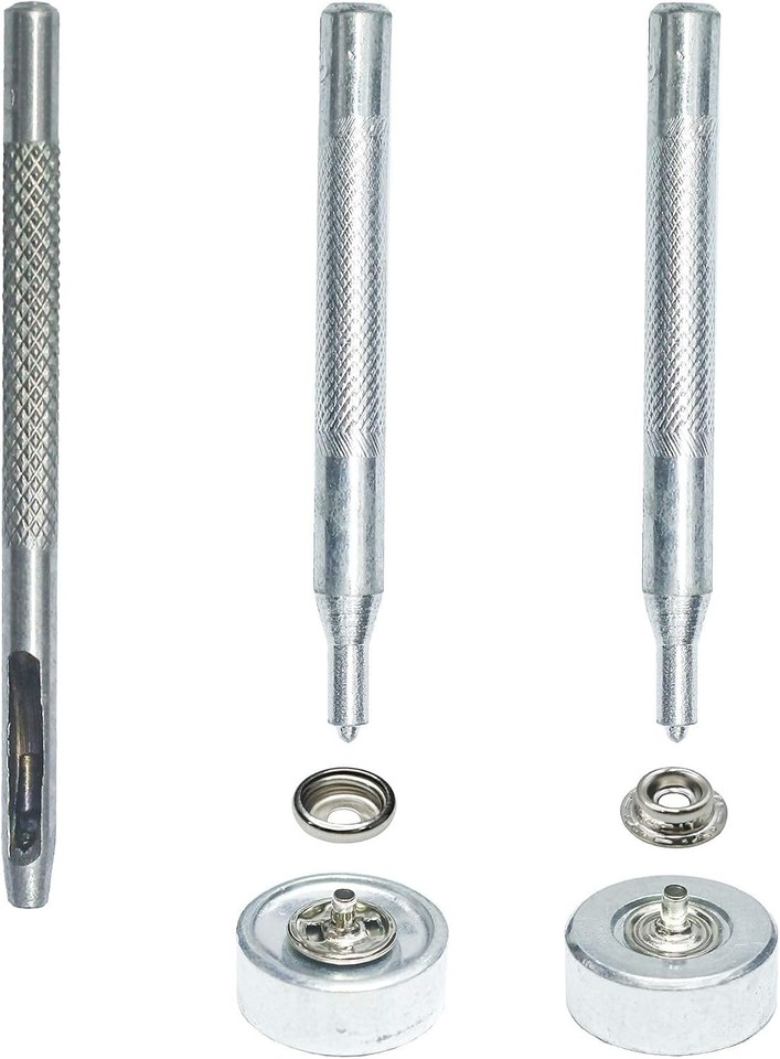 Versatile 70-Piece Heavy Duty Snap Fasteners Kit - Perfect for Sewing ...