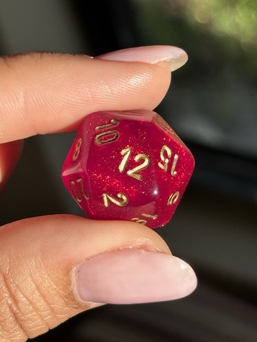 Chessex OG Borealis Magenta With Gold D20 Dice(Listing One) | eBay