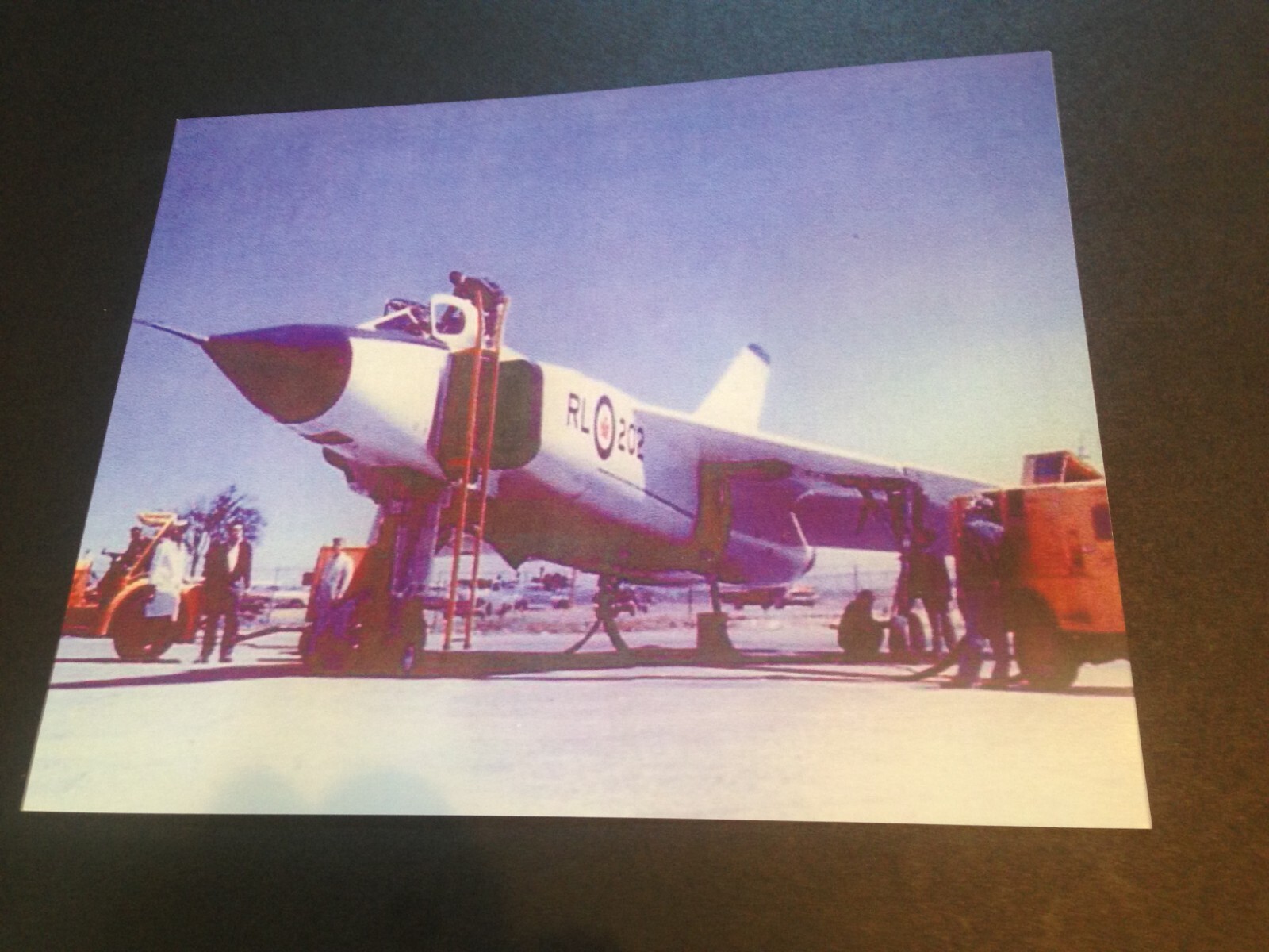 Avro CF-105 Arrow: 10" x 8" Colour Photo of RL-202 - Refueling | eBay
