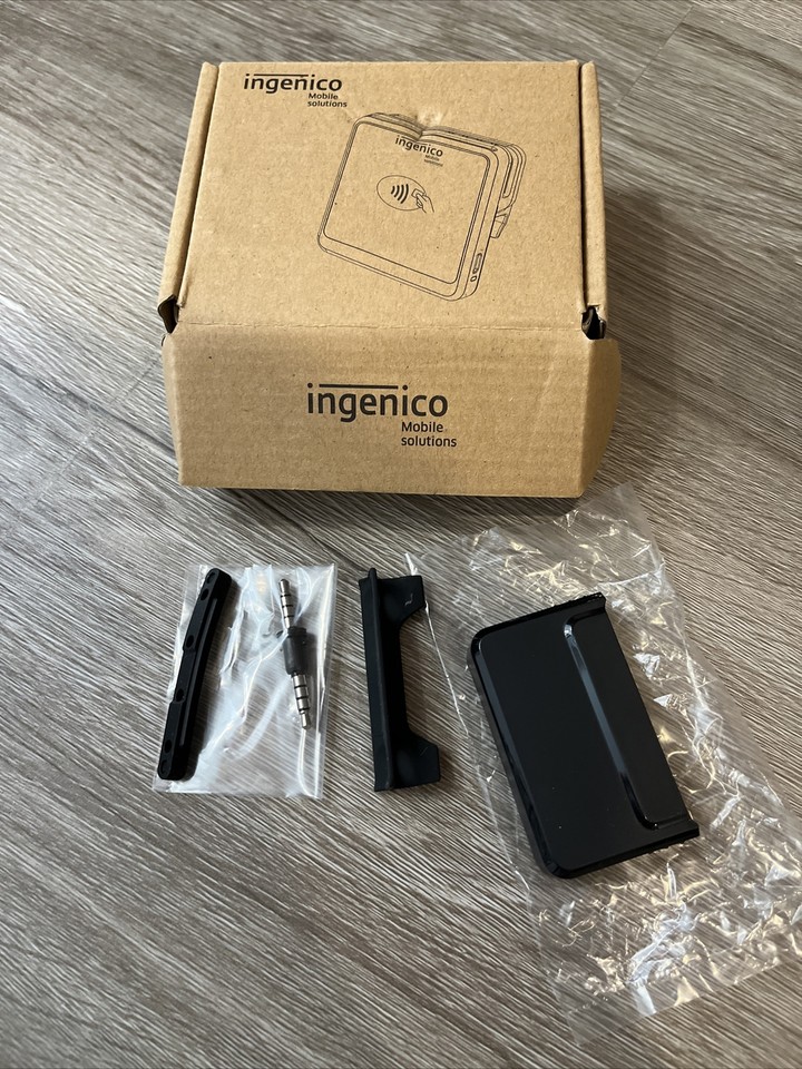 New Open Box Ingenico Mobile SolutionS Credit Card Reader REPLACEMENT ...