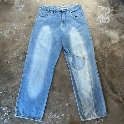 Vintage FNF Jeans Mens Actual 36X32 Baggy Loose Wide Leg Skater Y2K ...