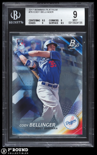 Cody Bellinger RC BGS 9: 2017 Bowman Platinum Rookie Card #76 | eBay