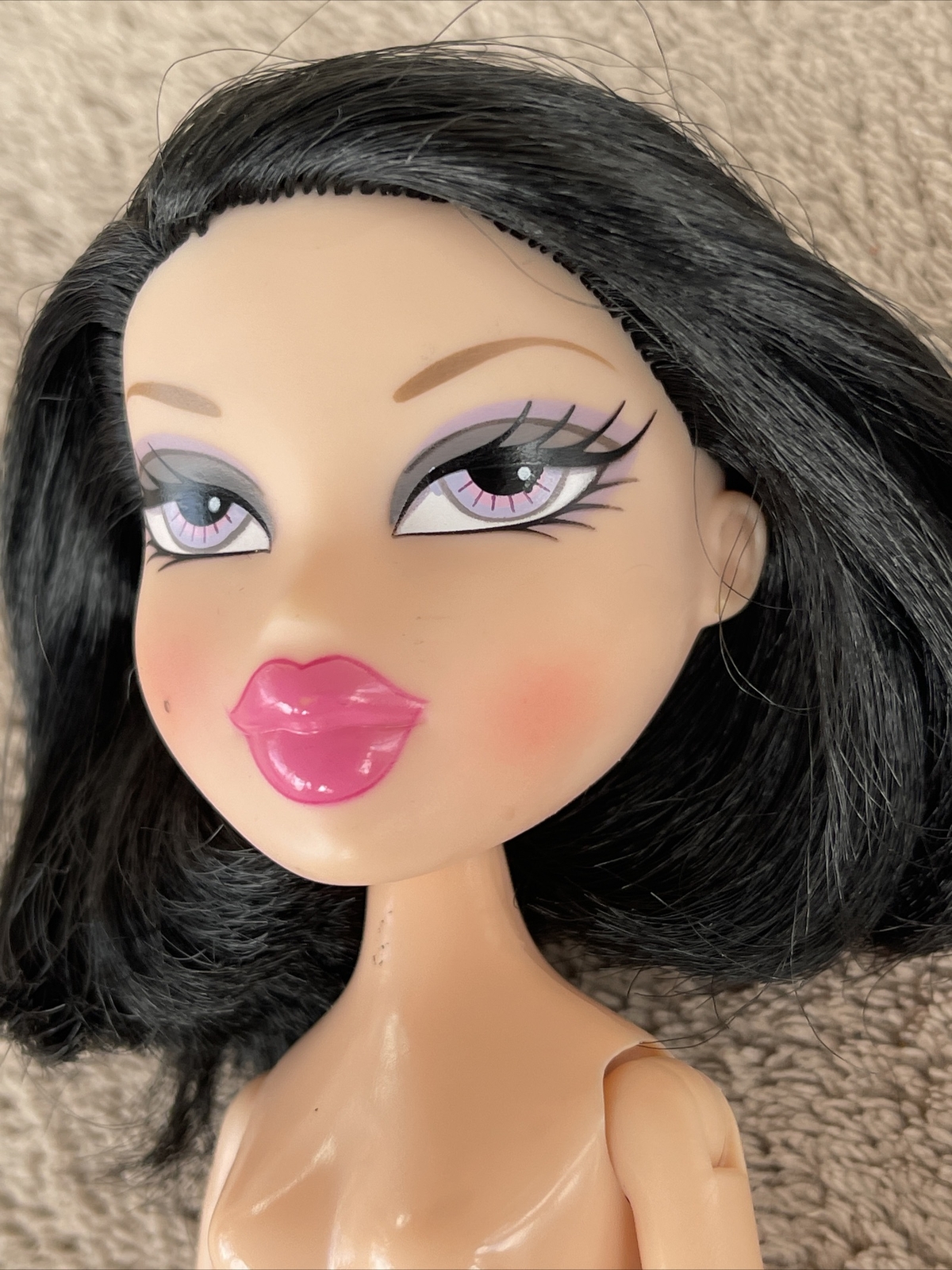 Bratz Doll - Head Gamez Rina Black Short Hair Style Rare | eBay