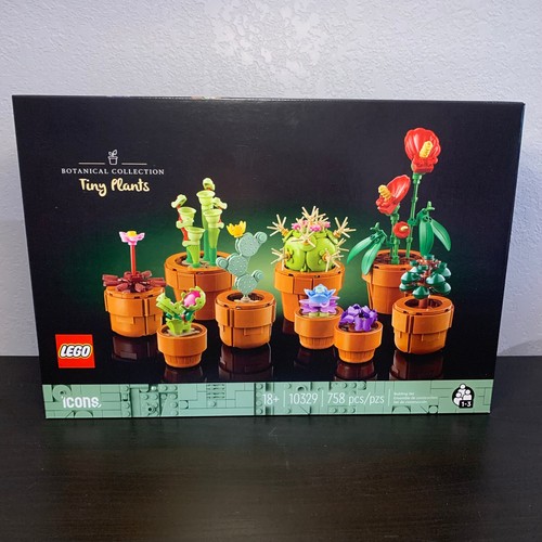NEW LEGO TINY PLANTS SET 10329 icons pots pottery cactus succulents ...