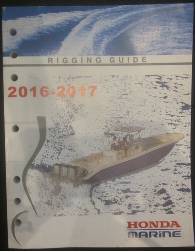 Honda Marine 2016 - 2017 Rigging Guide TMO20 | eBay