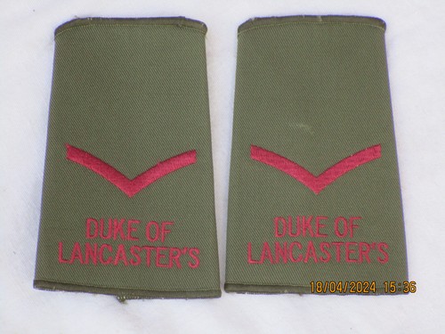 Rangschlaufen : Lance Corporal, Bordeaux Sur Olive, Duke Of Lancaster ...
