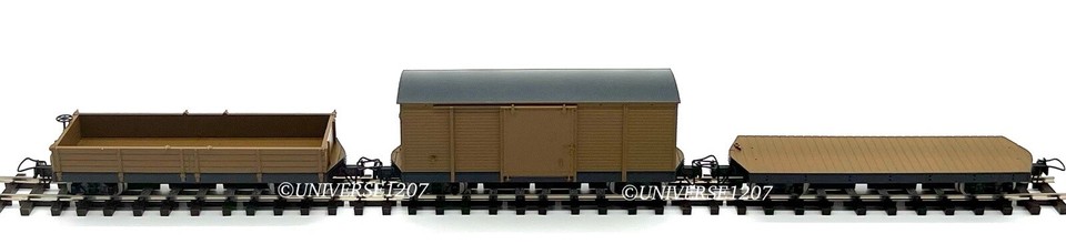 HOn30/HOe MinitrainS American-Type Flat Car Boxcar Gondola Wagon Set ...